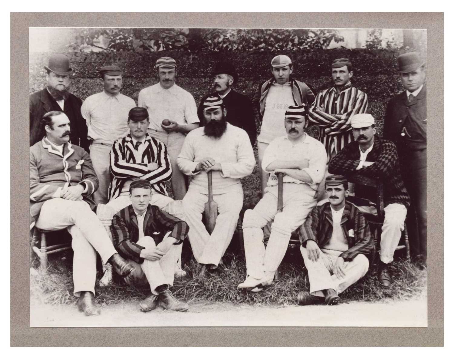 Lot 124 W G Grace 1889 Cricket Photograph