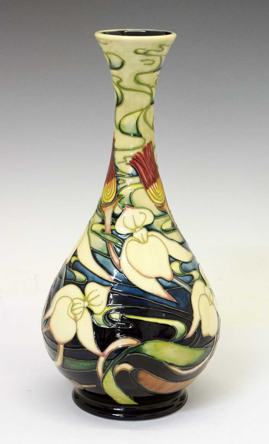 Lot 313 - Moorcroft Pottery - Orchid Arabesque pattern