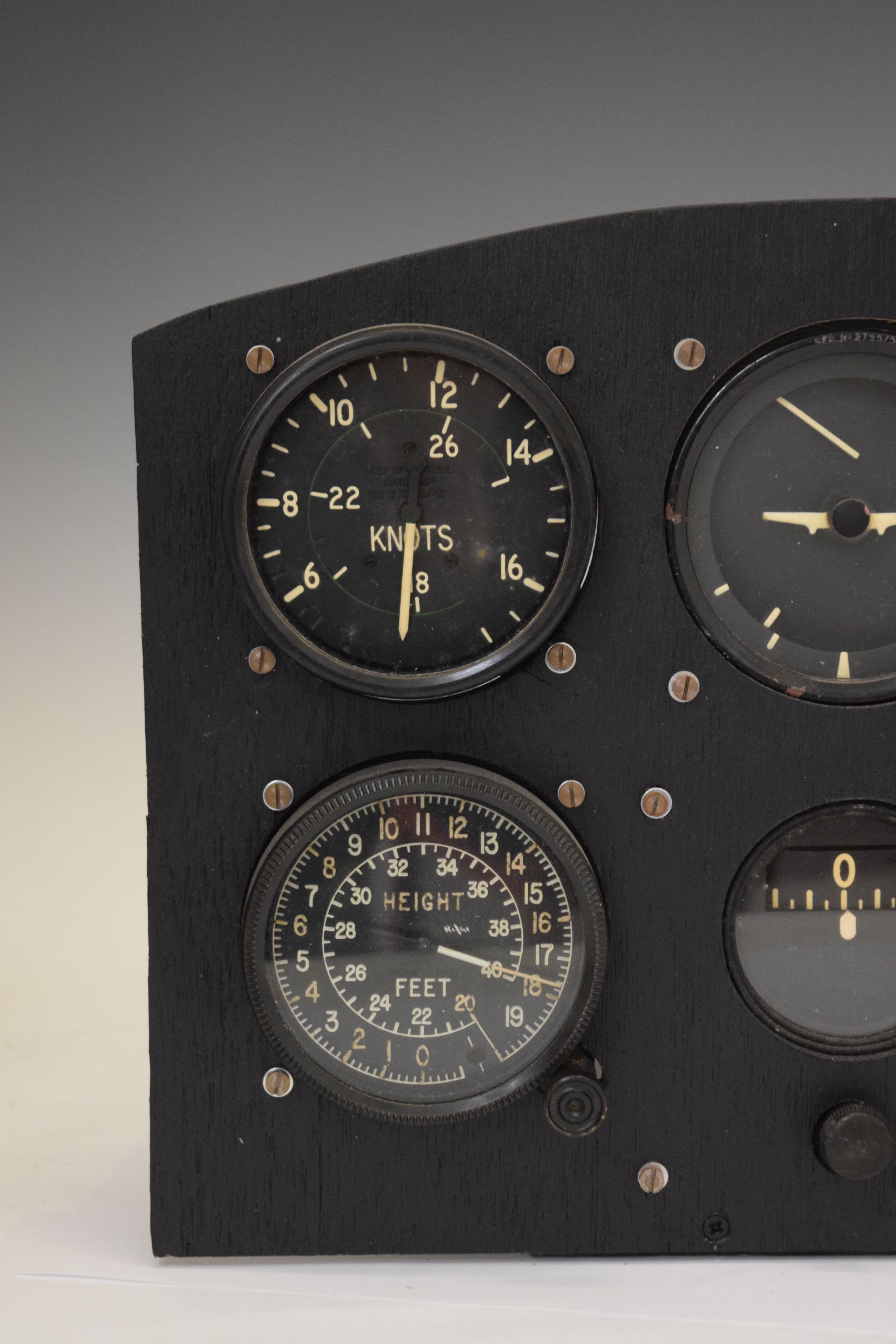 Lot 266 - Two reconstructed cockpit flying panels