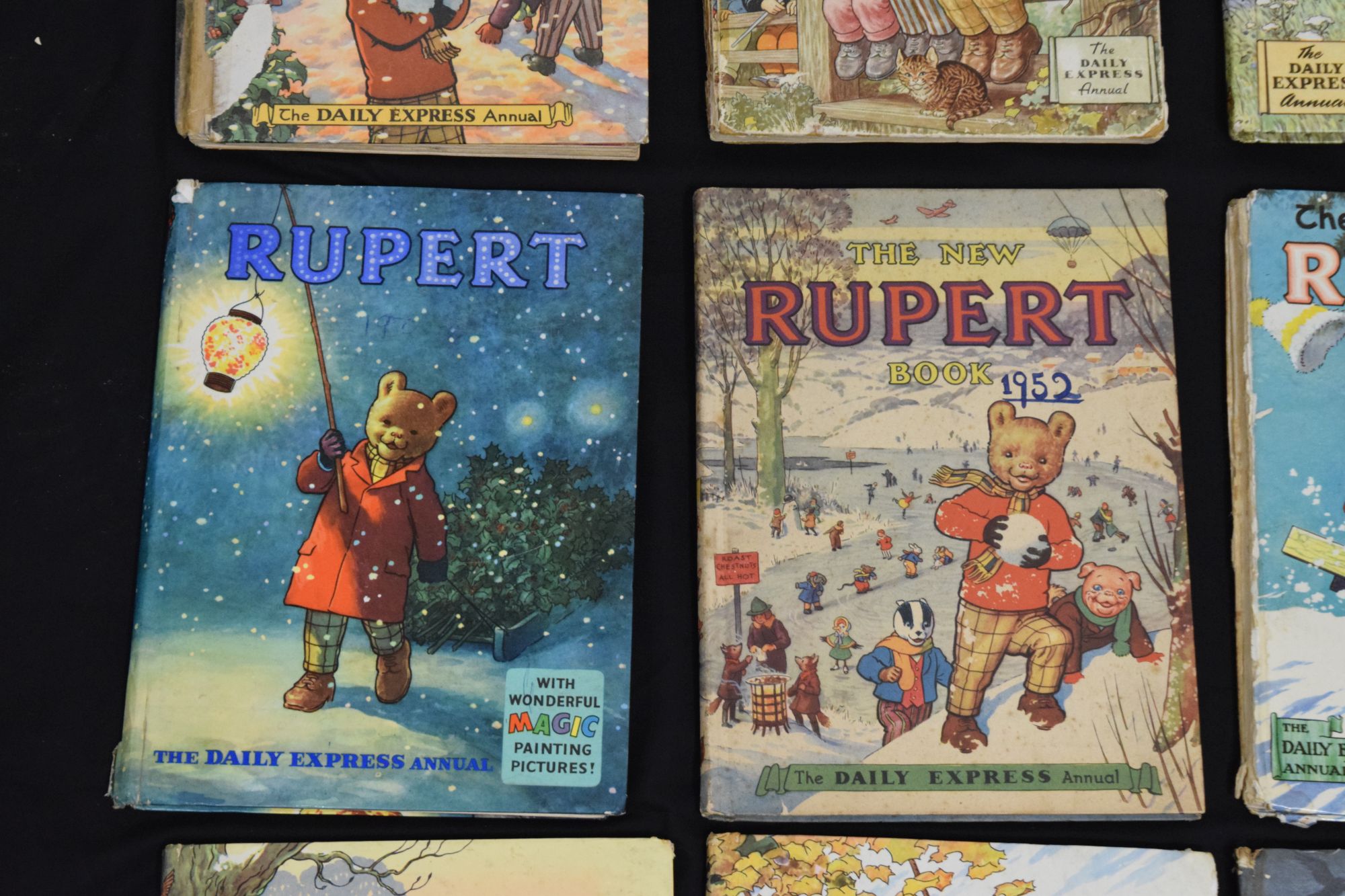 Lot 365 - Extensive collection of Rupert Annuals 1950s