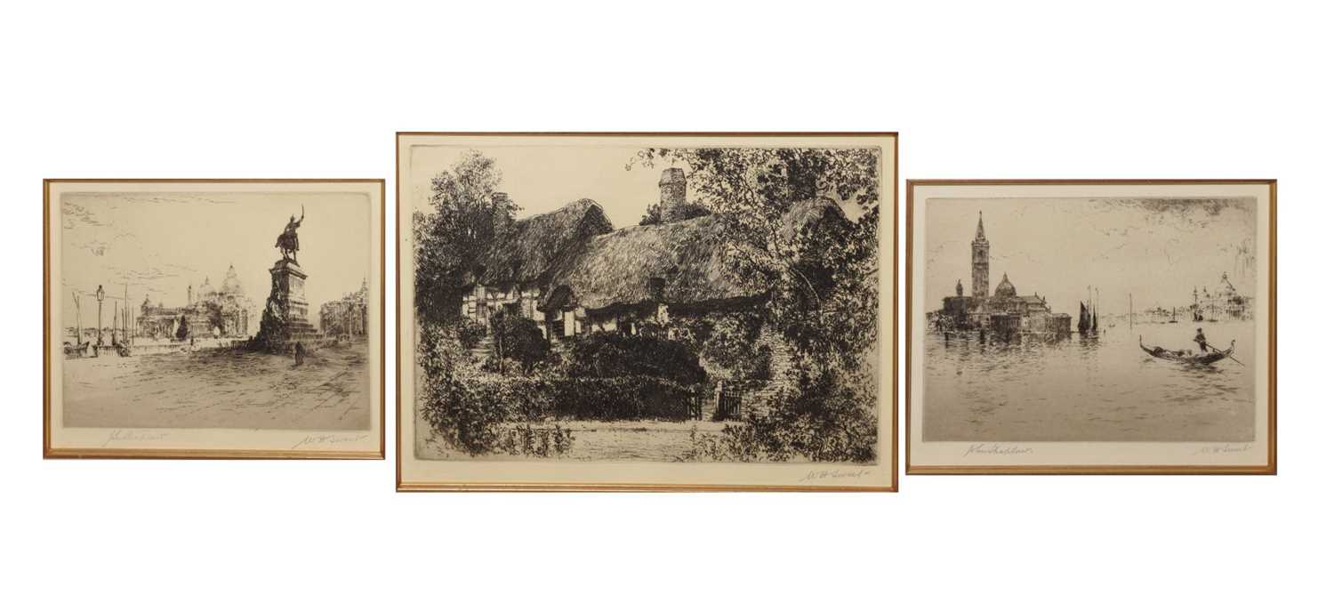 Lot 420 - W.H. Sweet - Two engravings of continental