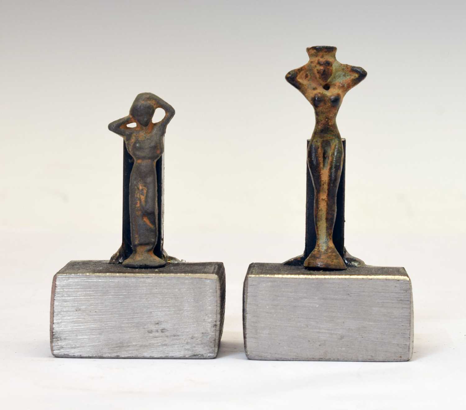 Lot 152 - Antiquities - Two Near Eastern bronze idol