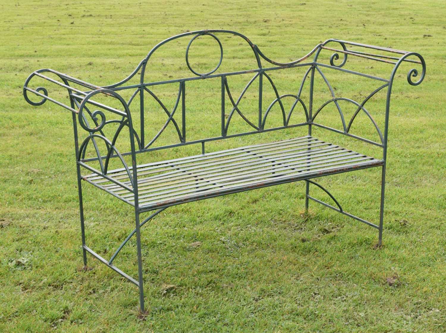 Lot 730 - Modern garden bench