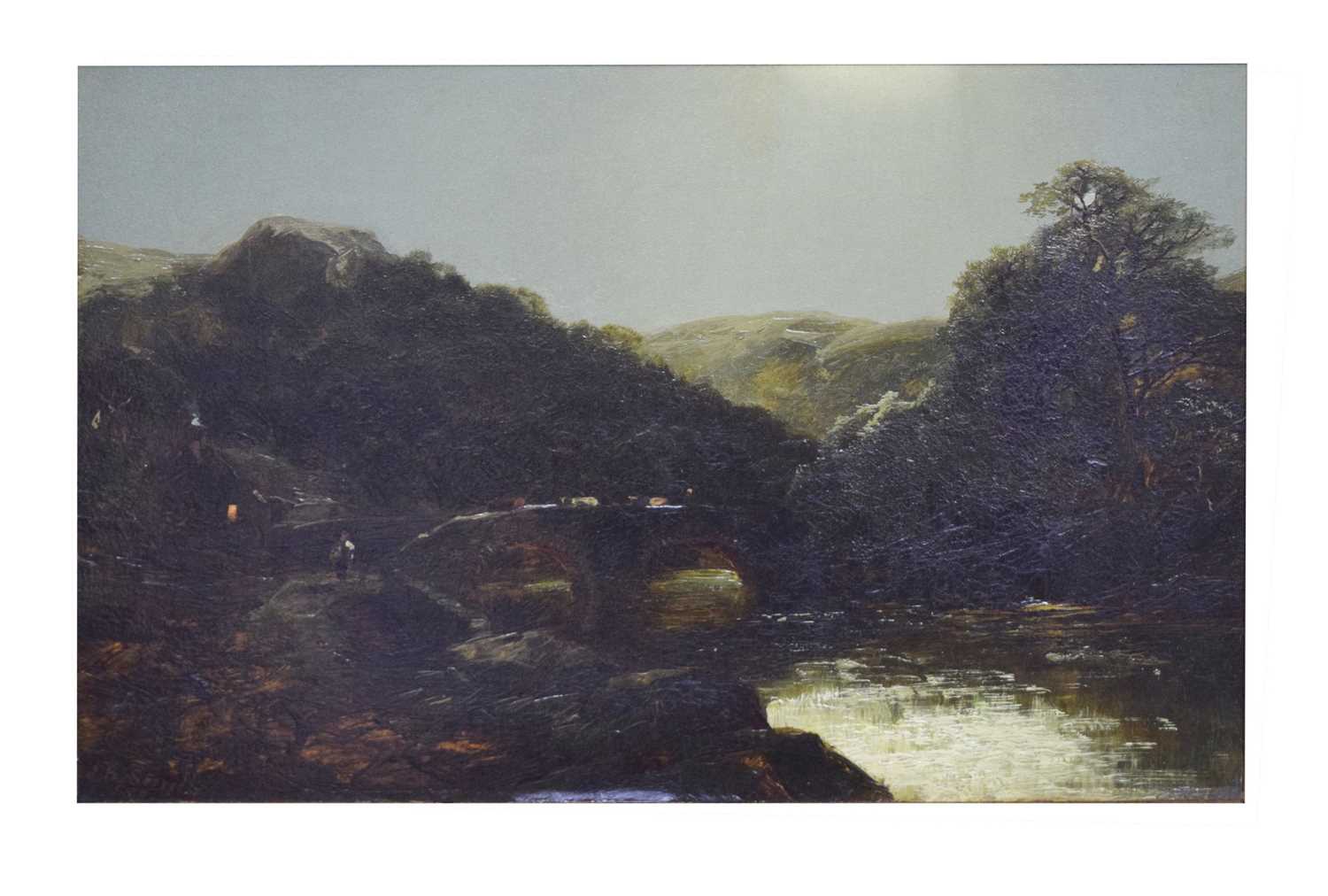 Lot 585 - John Brandon Smith, (1848-1884) - Oil on