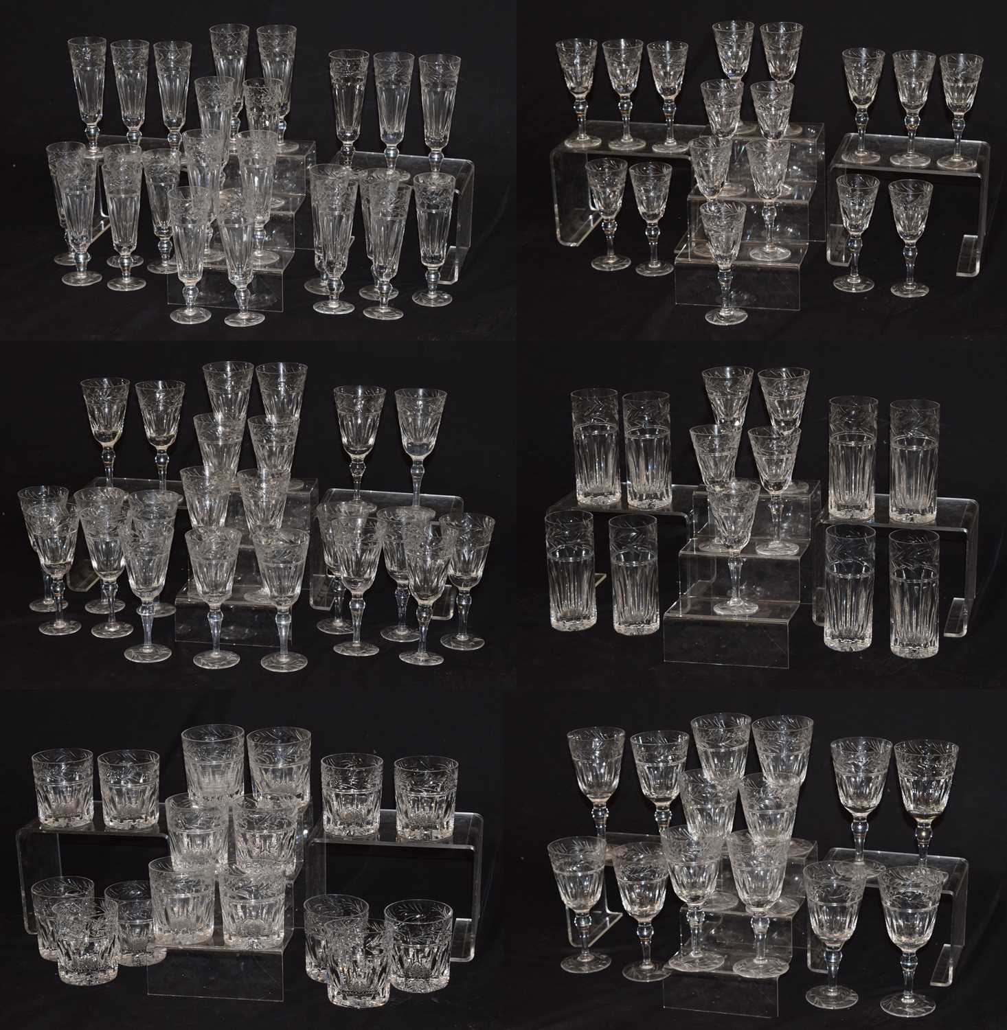 Lot 295 - Extensive suite of Stuart Crystal 'Edwardian'