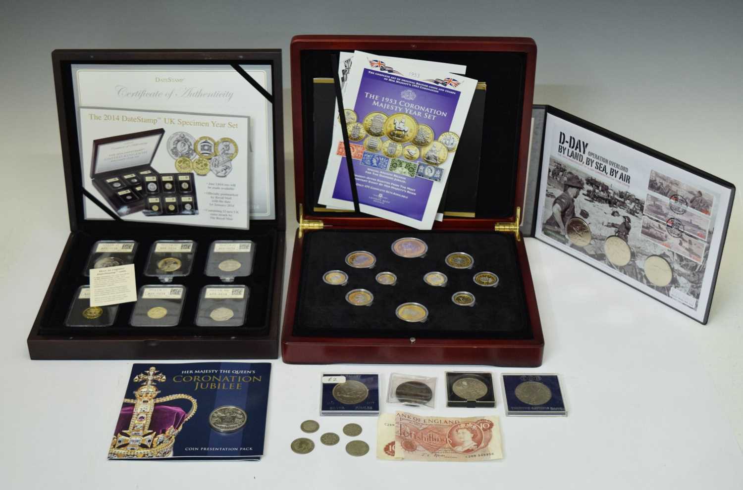 Lot 345 - Quantity of GB presentation coins, to