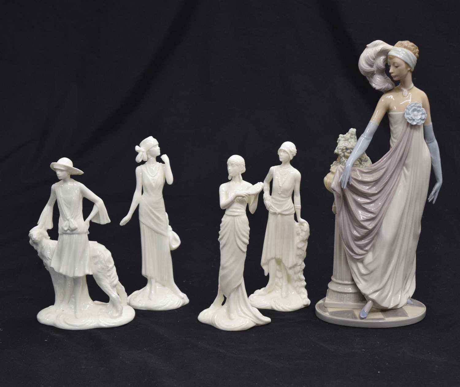 Lot 553 - Lladro - Porcelain figure - 'Socialite of