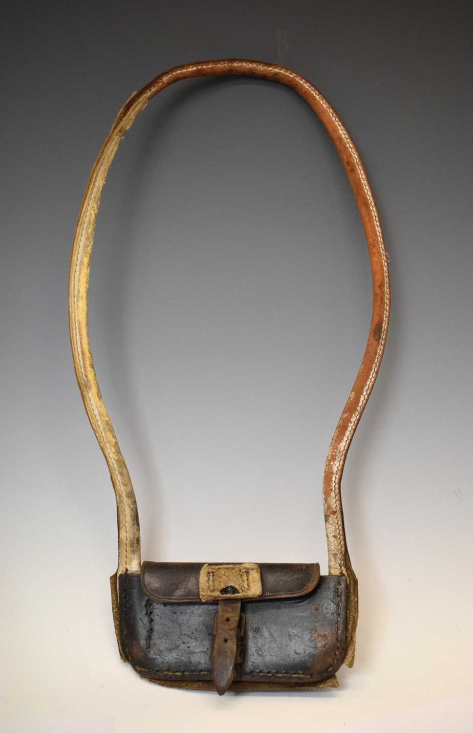 Lot 376 - Vintage single line railway tablet pouch