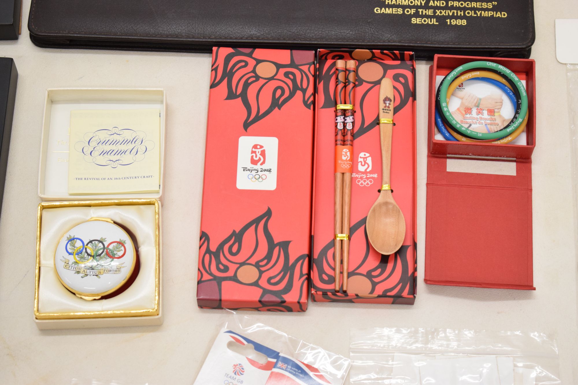 Lot 360 - Group of Olympics memorabilia