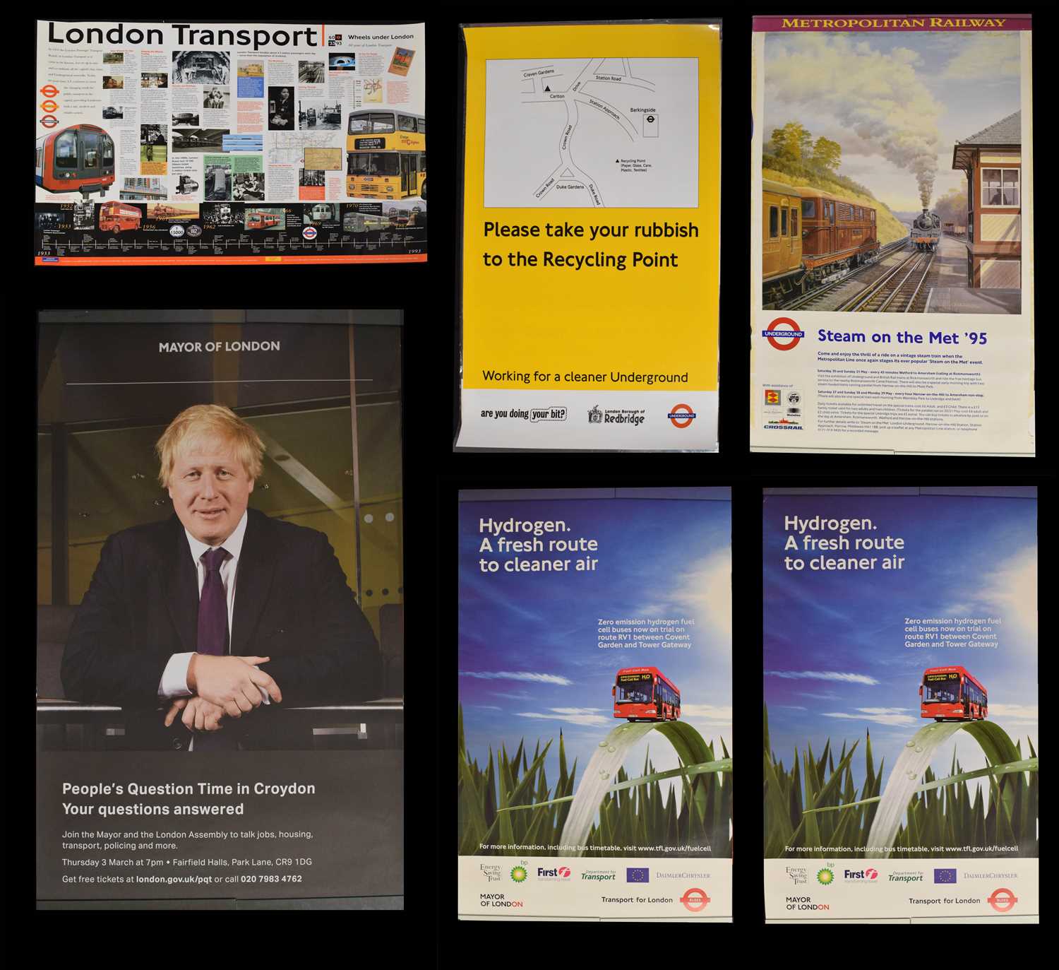 Lot 273 - Group of modern London Transport posters and
