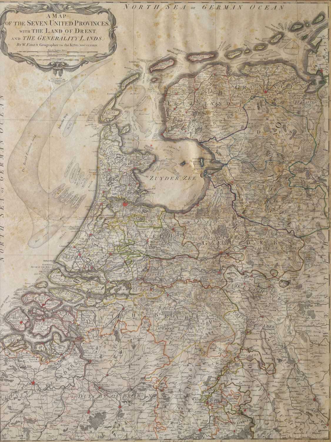 Lot 286 - William Faden, (1749-1836) – Map of the
