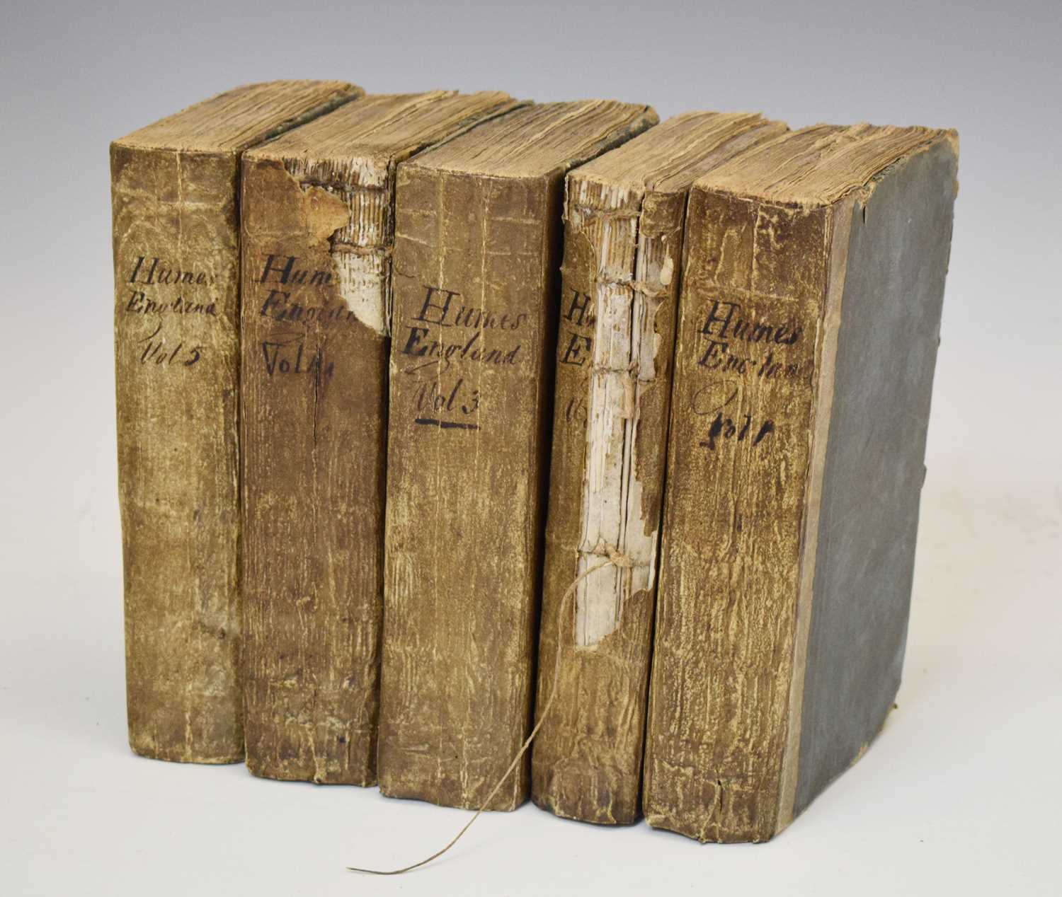 Lot 390 - David Hume, 'The History of England' in five