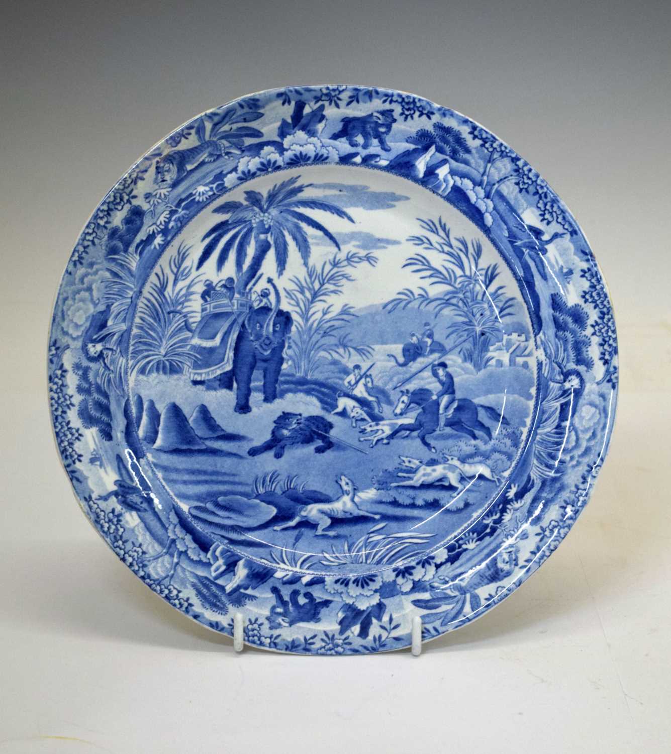 Lot 203 - Early 19th century Spode blue and white