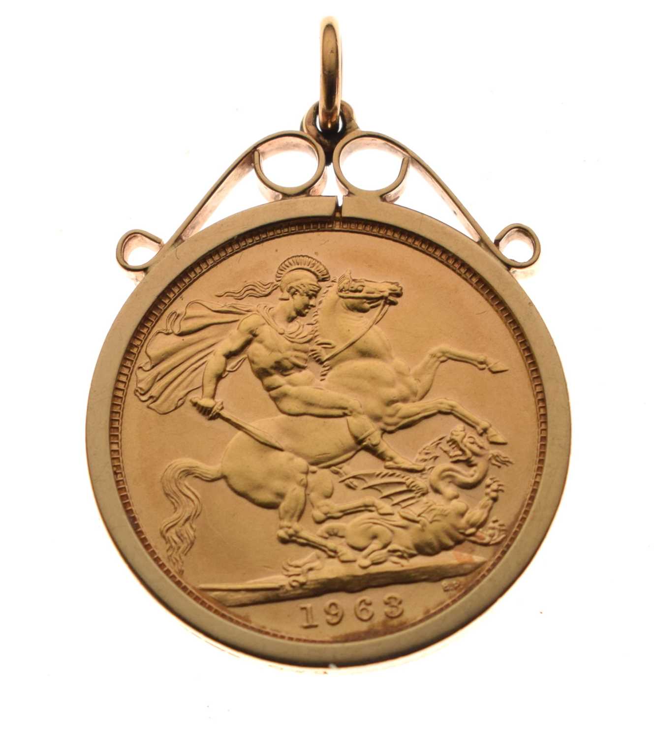 Lot 176 - Queen Elizabeth II gold sovereign 1963, in