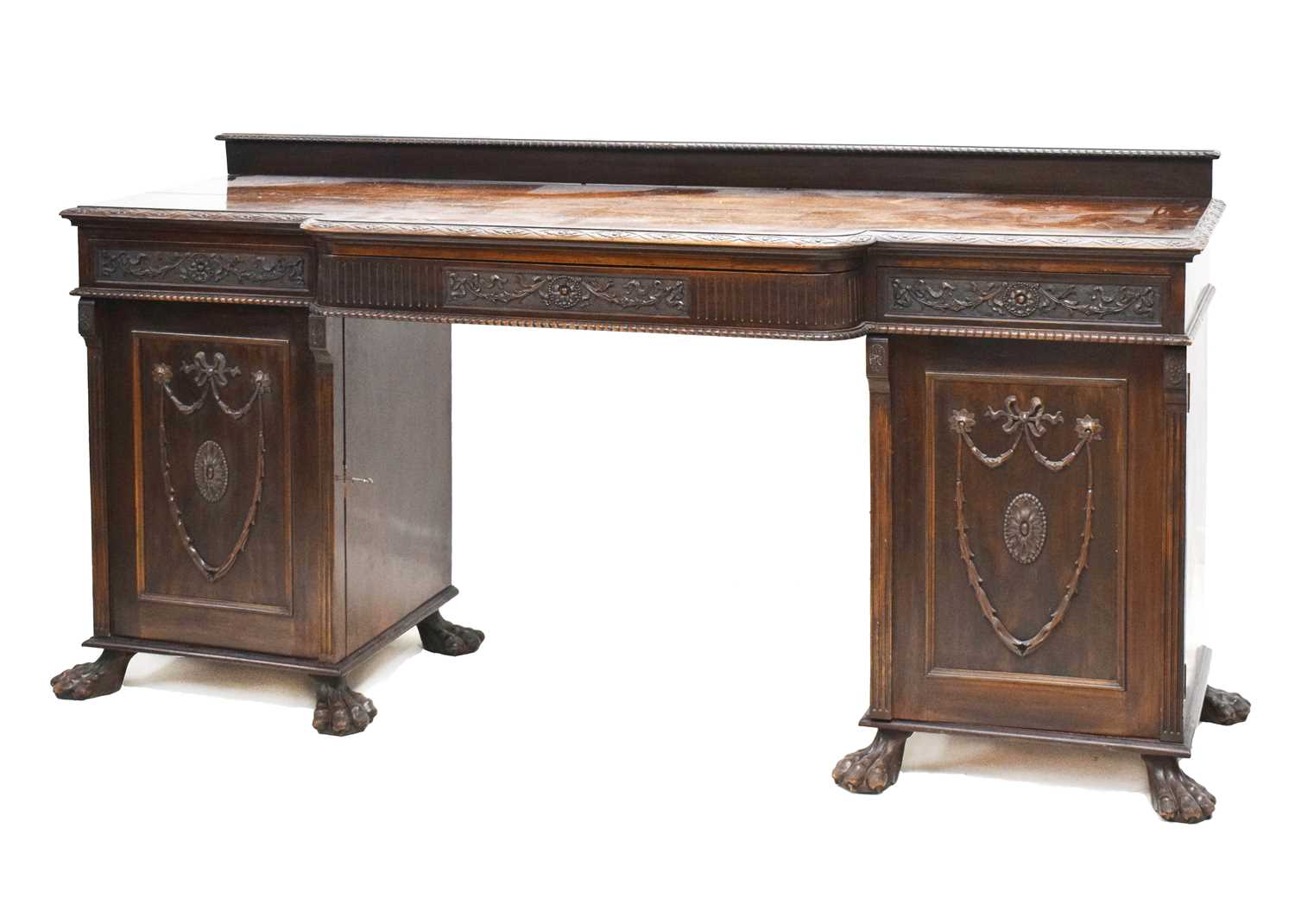Lot 463 - Early 20th century Adam revival mahogany