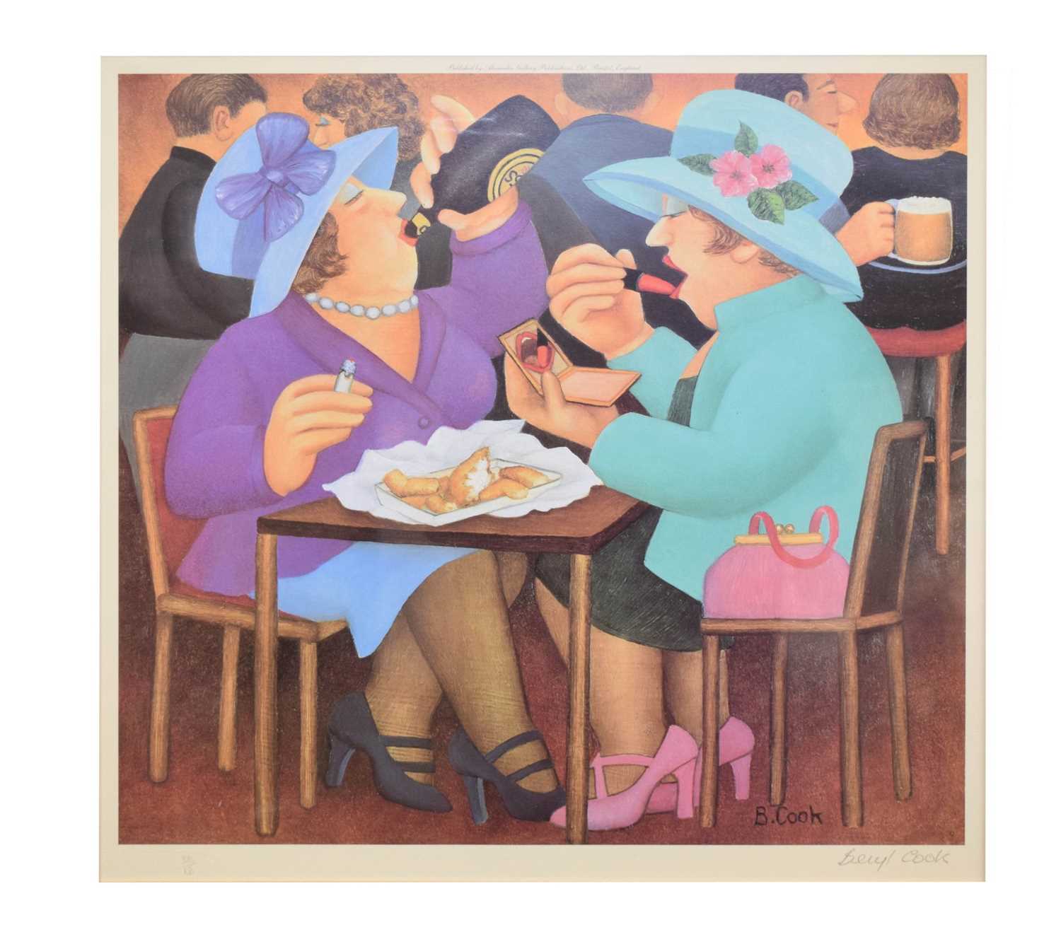 Lot 369 - Beryl Cook (1926-2008) - Signed limited