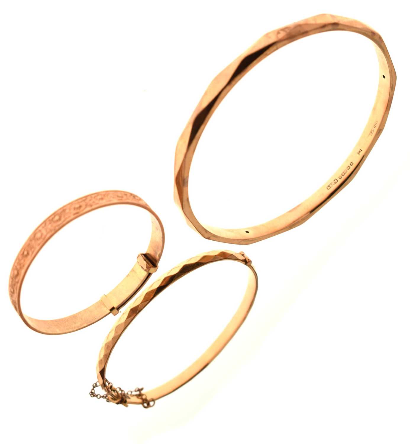 Lot 111 - Three bangles