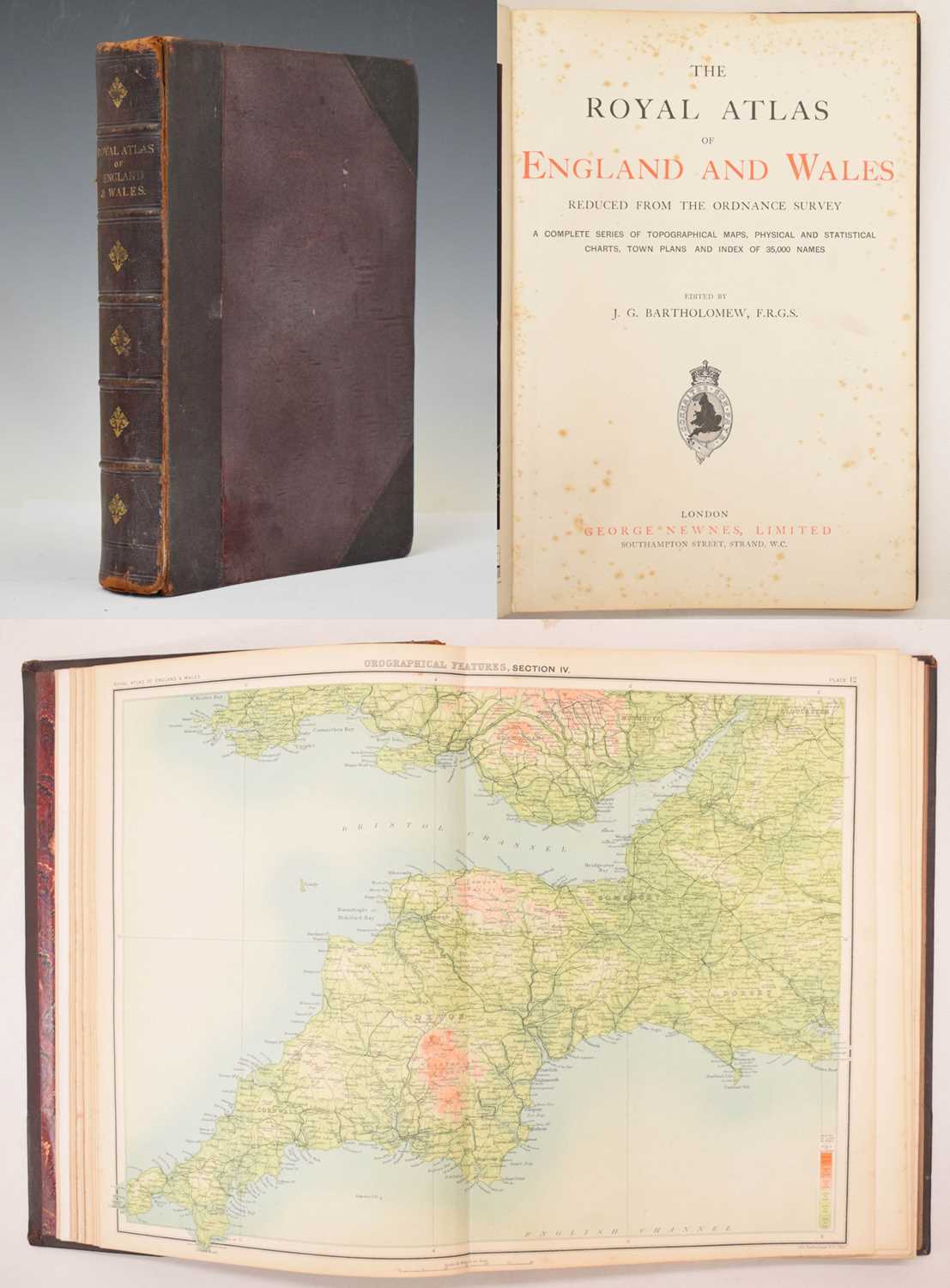 Lot 410 - J.G. Bartholomew, 'The Royal Atlas of
