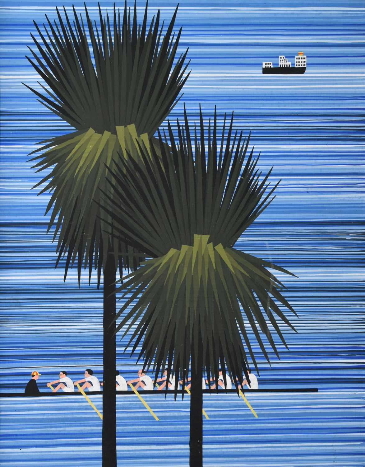 Lot 467 - Peter Markey (1930-2016) – Acrylic on Board