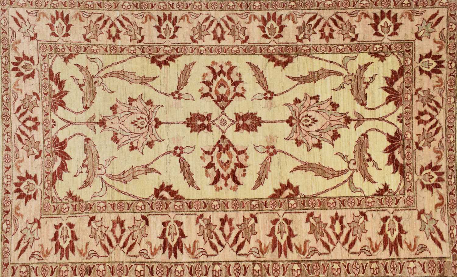 Lot 491 - 'Afghan Ziegler' wool rug