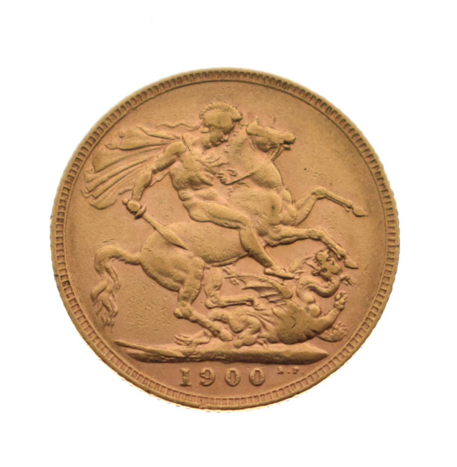 Lot 240 - Queen Victoria gold sovereign, 1900