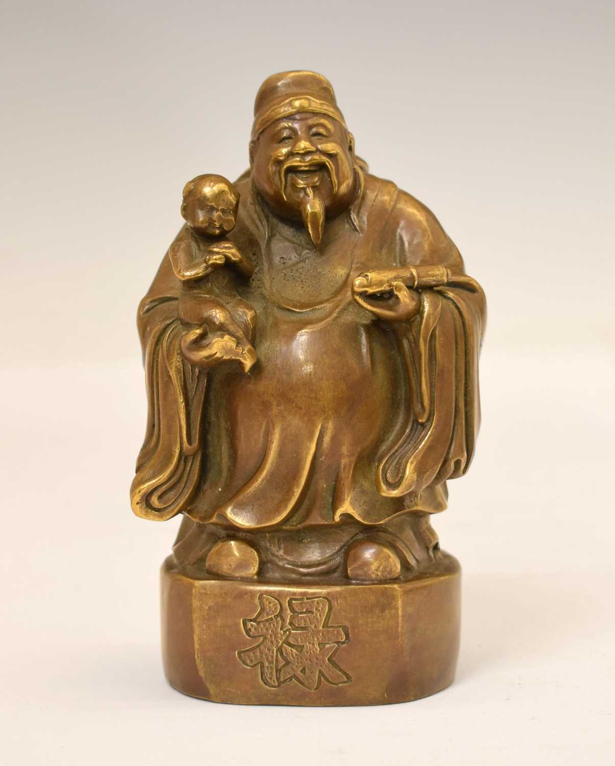 Lot 333 - East Asian bronze of Fu Xing