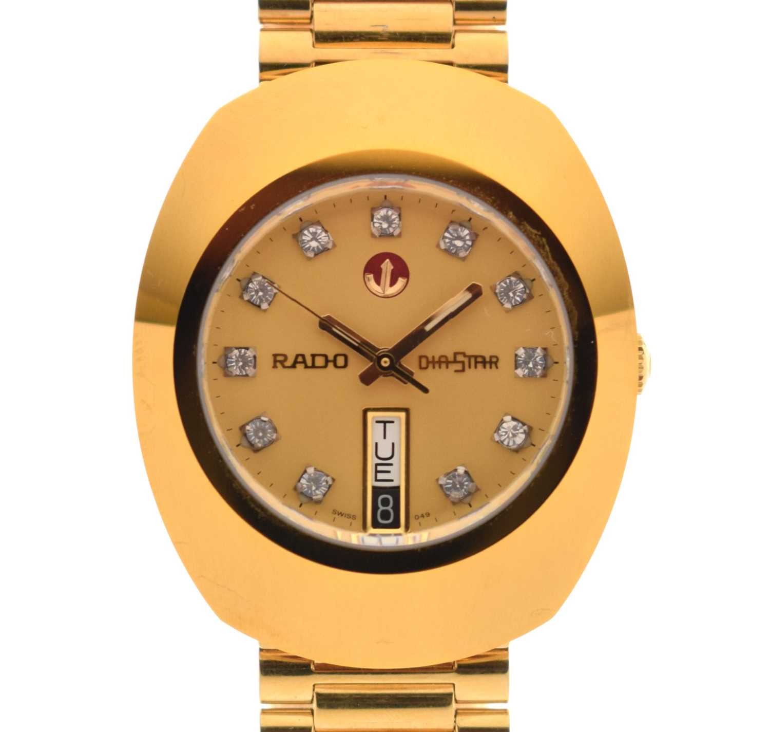Lot 319 - Rado - Diastar gold plated and stainless