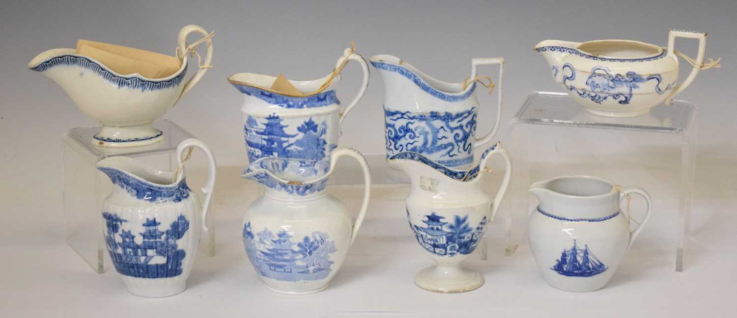 Lot 316 - Group of mainly early 19th century milk jugs