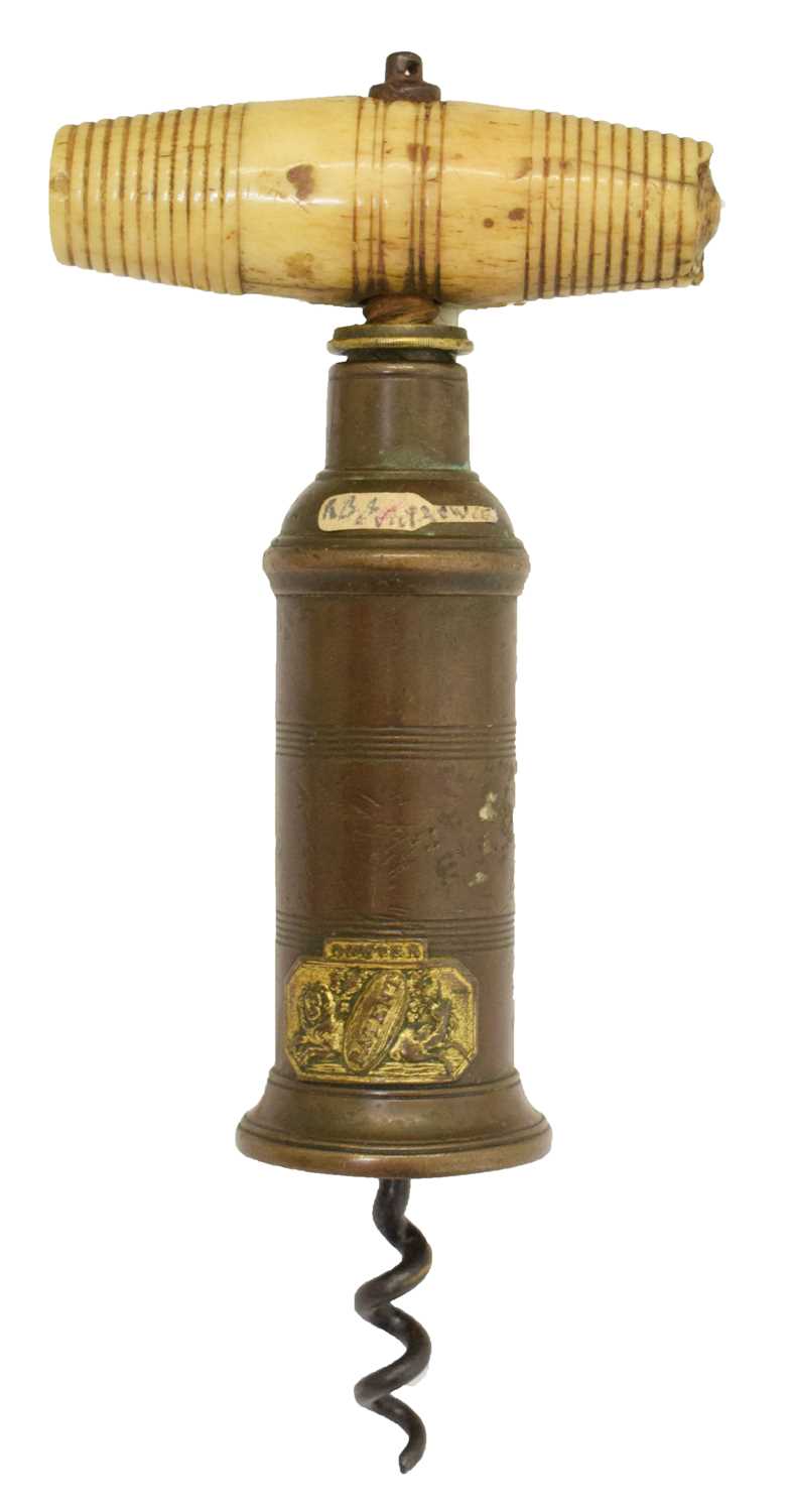 Lot 385 - Early 19th century Dowler patent corkscrew