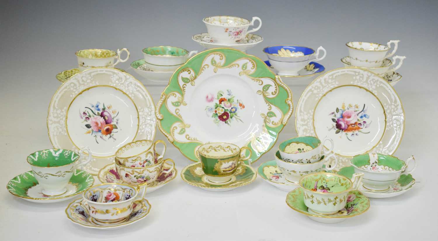 Lot 500 - Pair of 19th century pate sur pate border