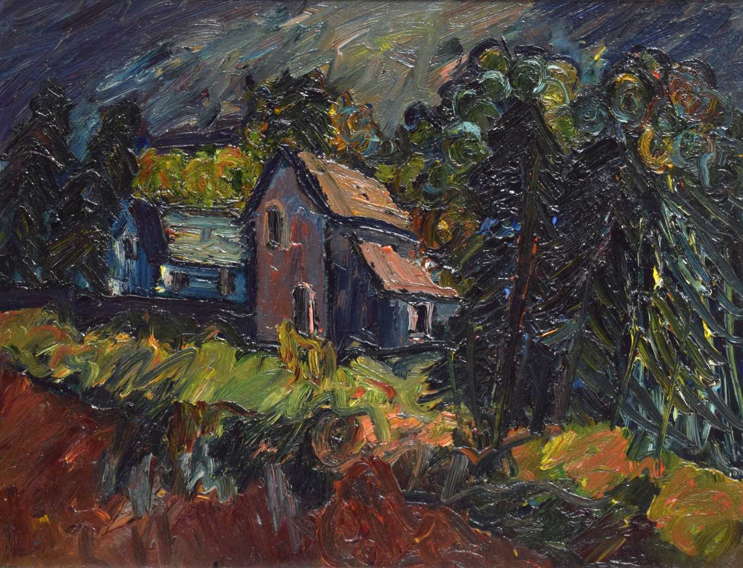 Lot 371 - Barrington Tabb (British, 1934-2022) - Oil