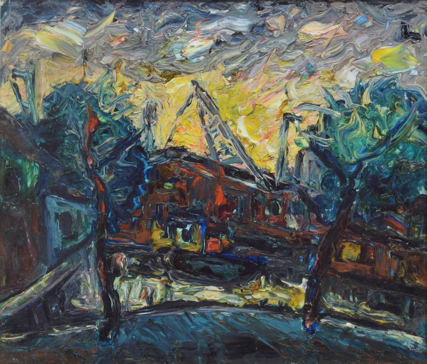 Lot 325 - Barrington Tabb (British, 1934-2022) - Oil