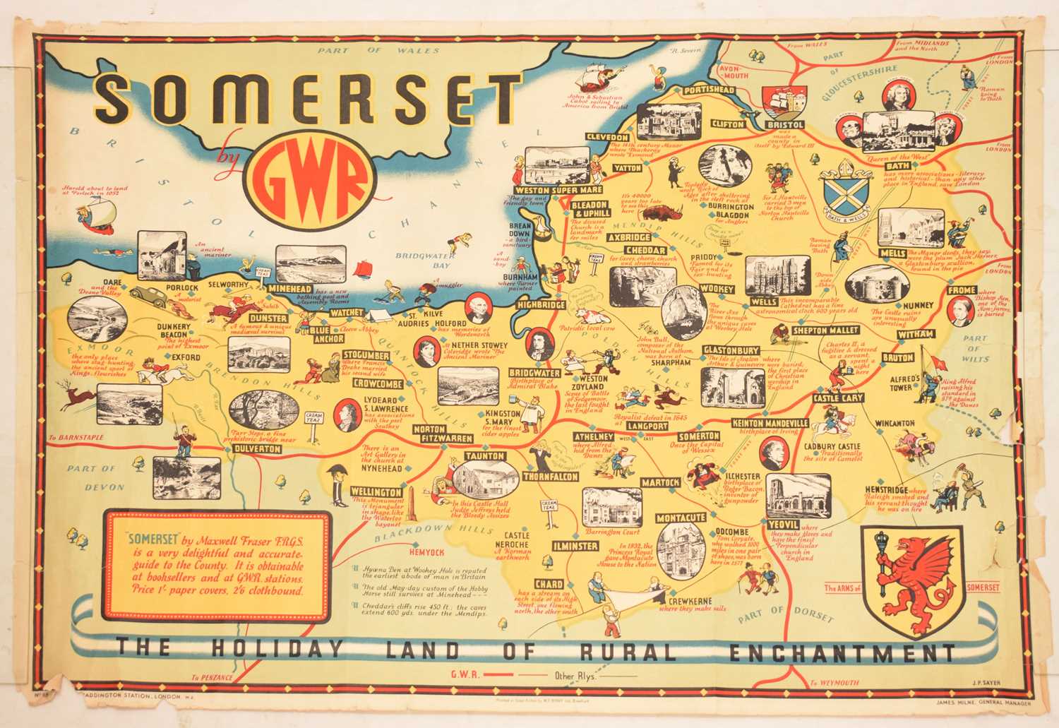 Lot 186 - 1930s Great Western Railway (GWR) quad-royal