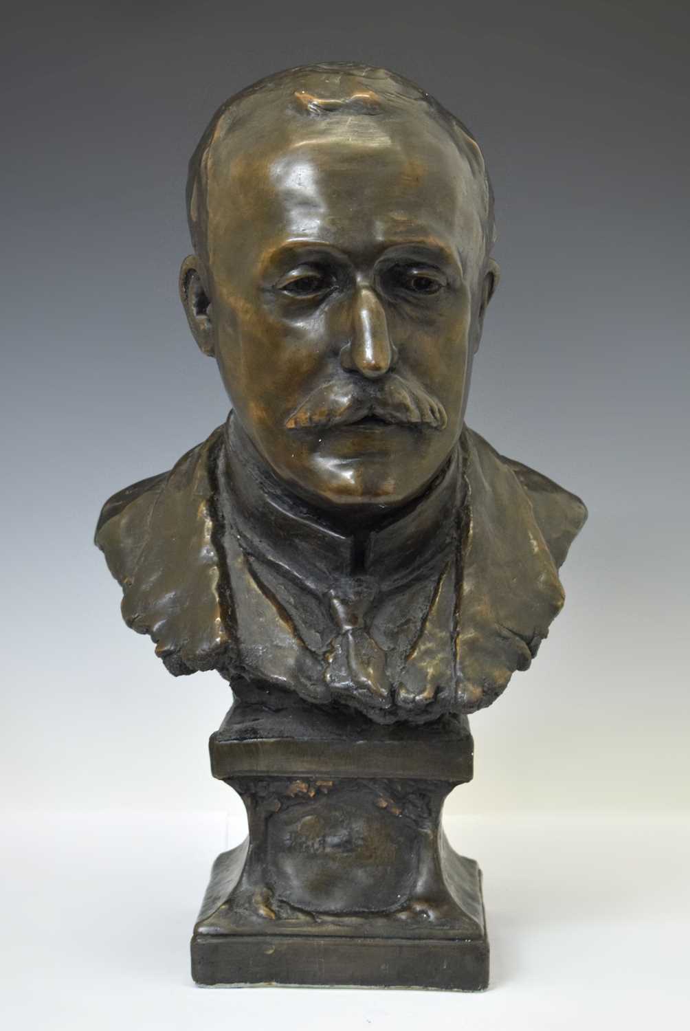 Lot 192 - Bronze portrait bust of Paul Bush