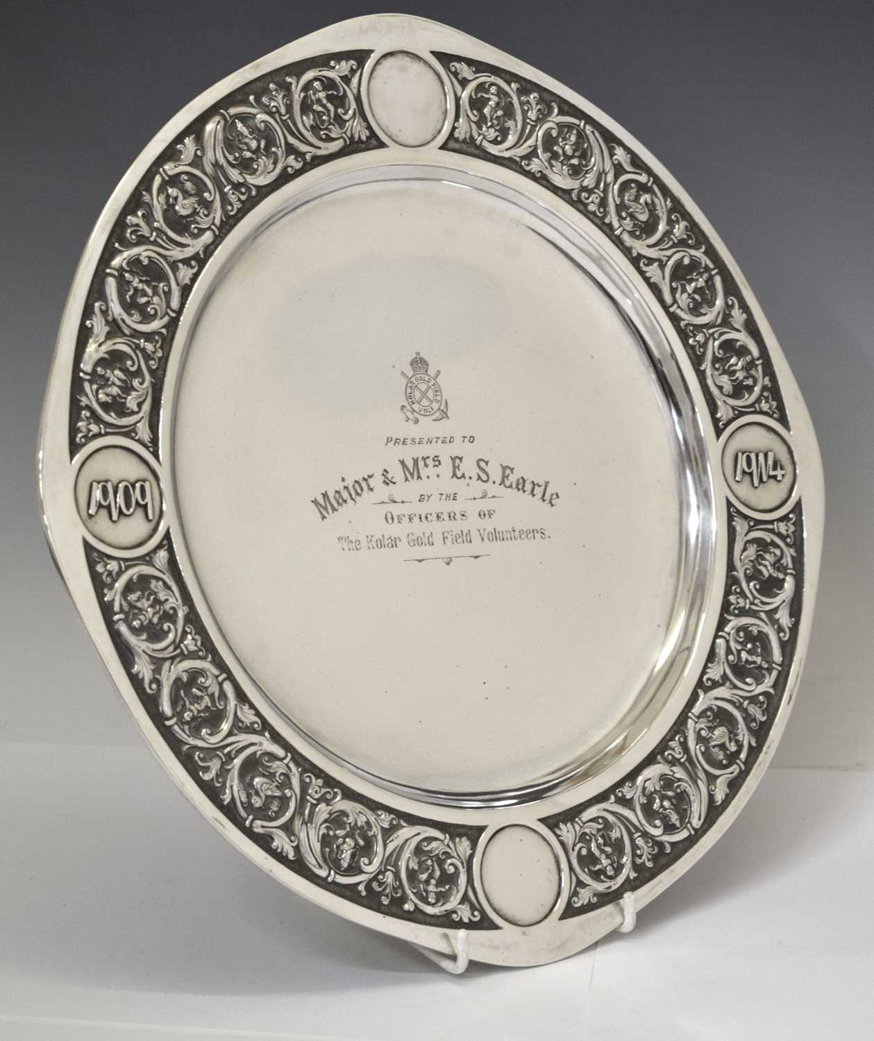 Lot 140 - Early 20th century Anglo-Indian white metal