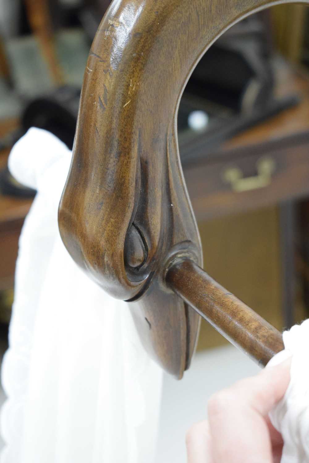 Lot 495 - Mid 19th century Continental fruitwood