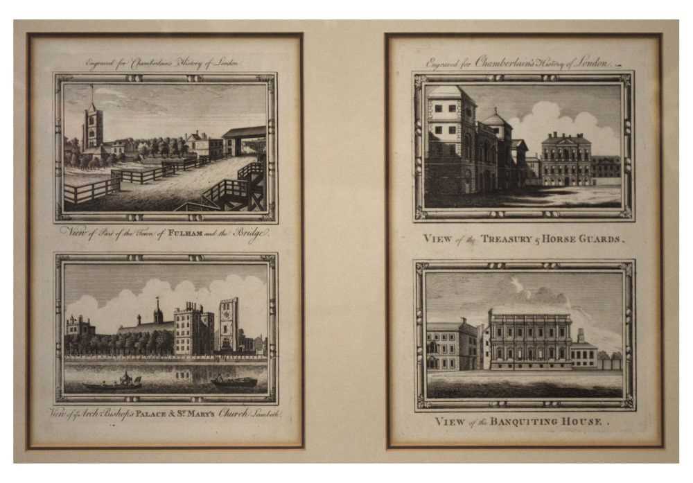 Lot 504 - Four 18th Century engravings - 'Engraved for