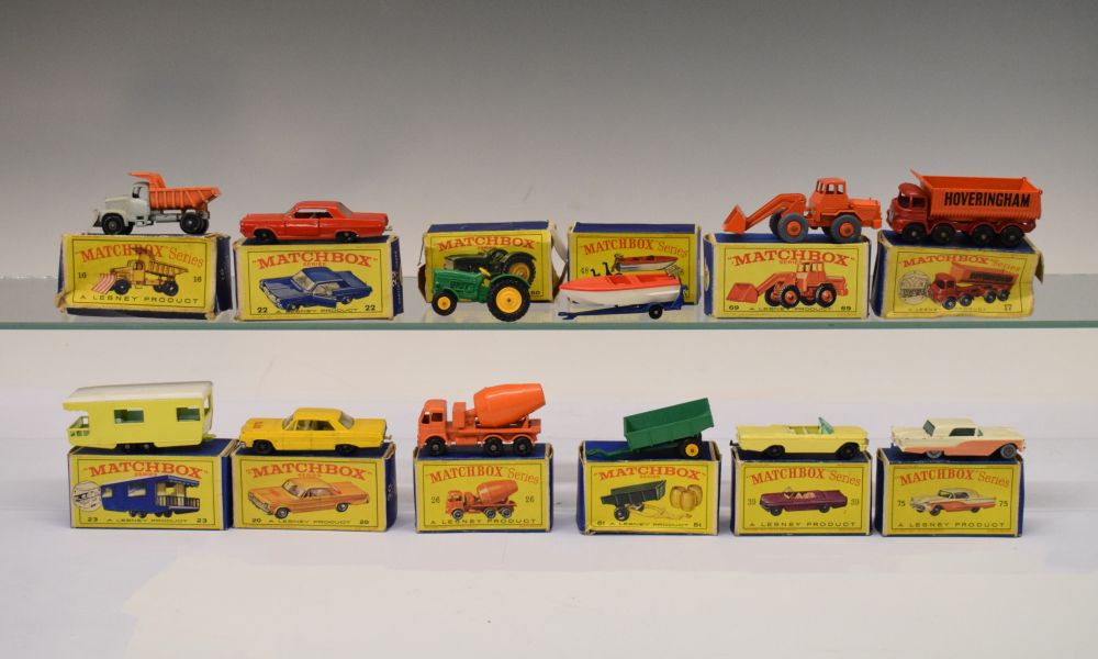 Lot 199 - Twelve boxed Matchbox Series Lesney diecast
