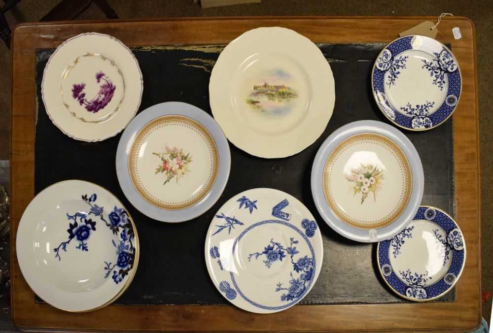 Lot 394 - Quantity of Royal Worcester plates, etc.