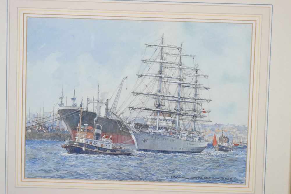 Lot 338 - Frank Shipsides, (1908-2005) - Watercolour,