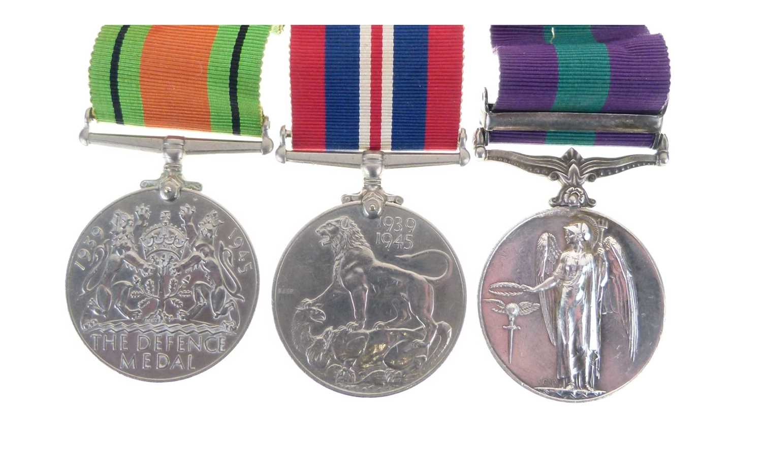 Lot 98 - George VI General Service Medal and Second