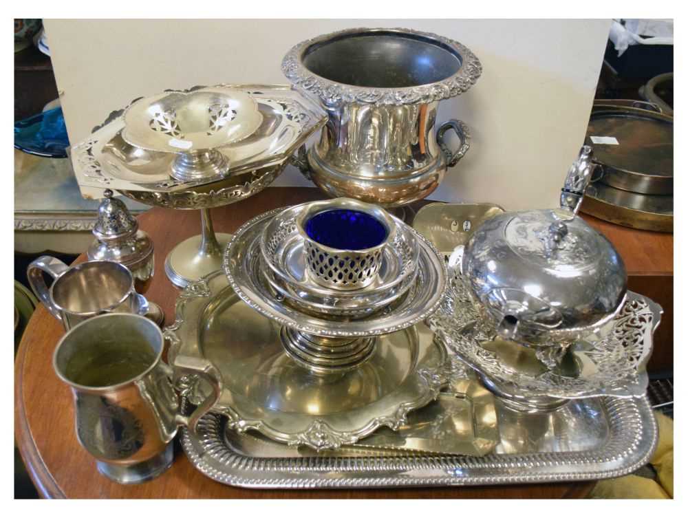 Lot 696 - Quantity of silver plated ware to include