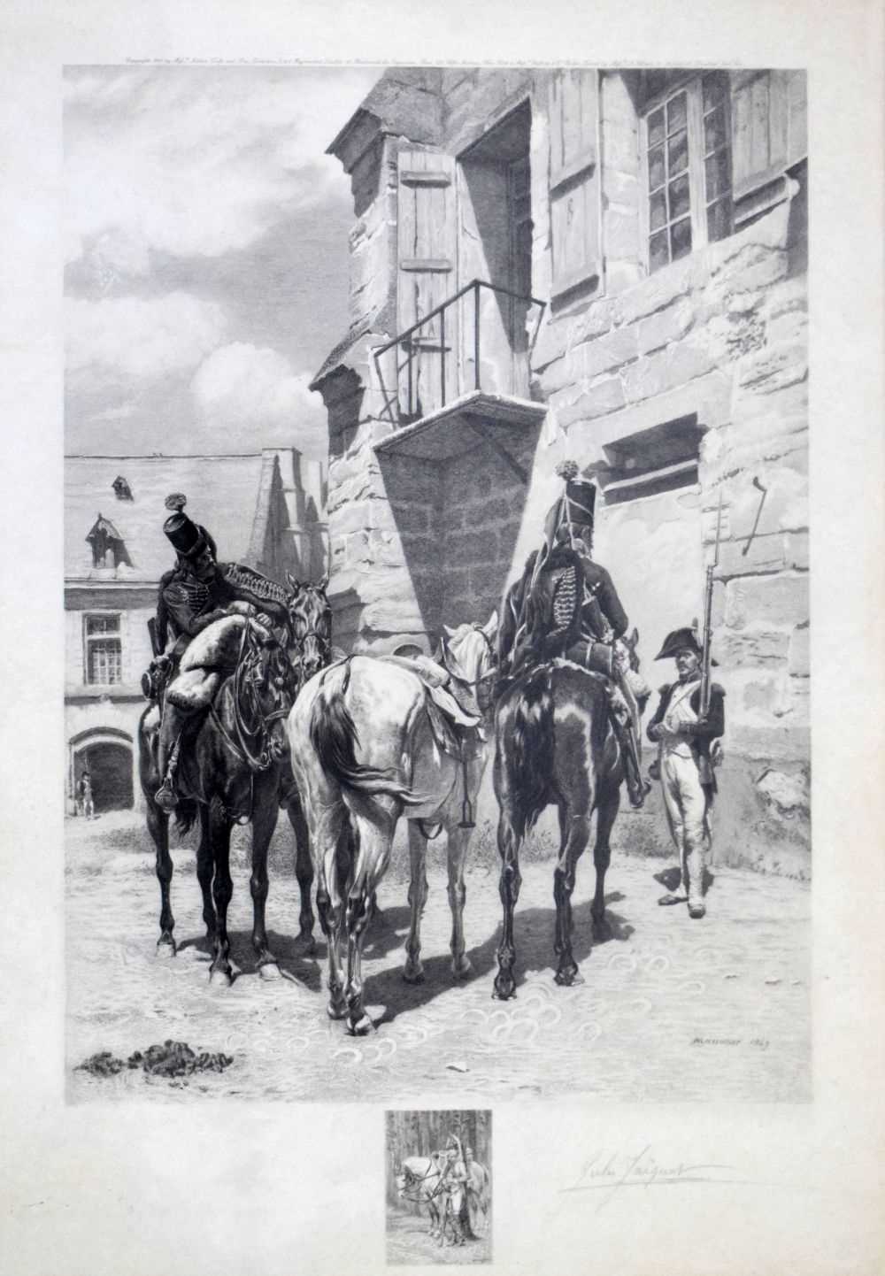 Lot 760 - Engraving after Meisonnier